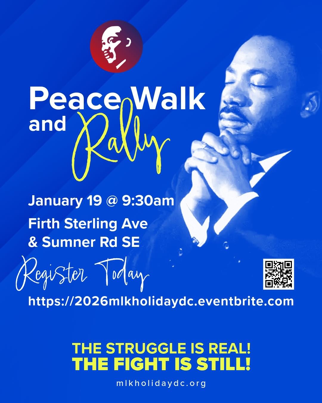 2026 MLK Holiday DC Peace Walk & Rally - MLK Holiday DC